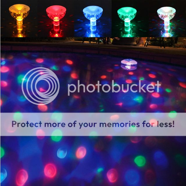 Battery Powered Pool Light Floating Pool Disco Ball Light - Underwater ...