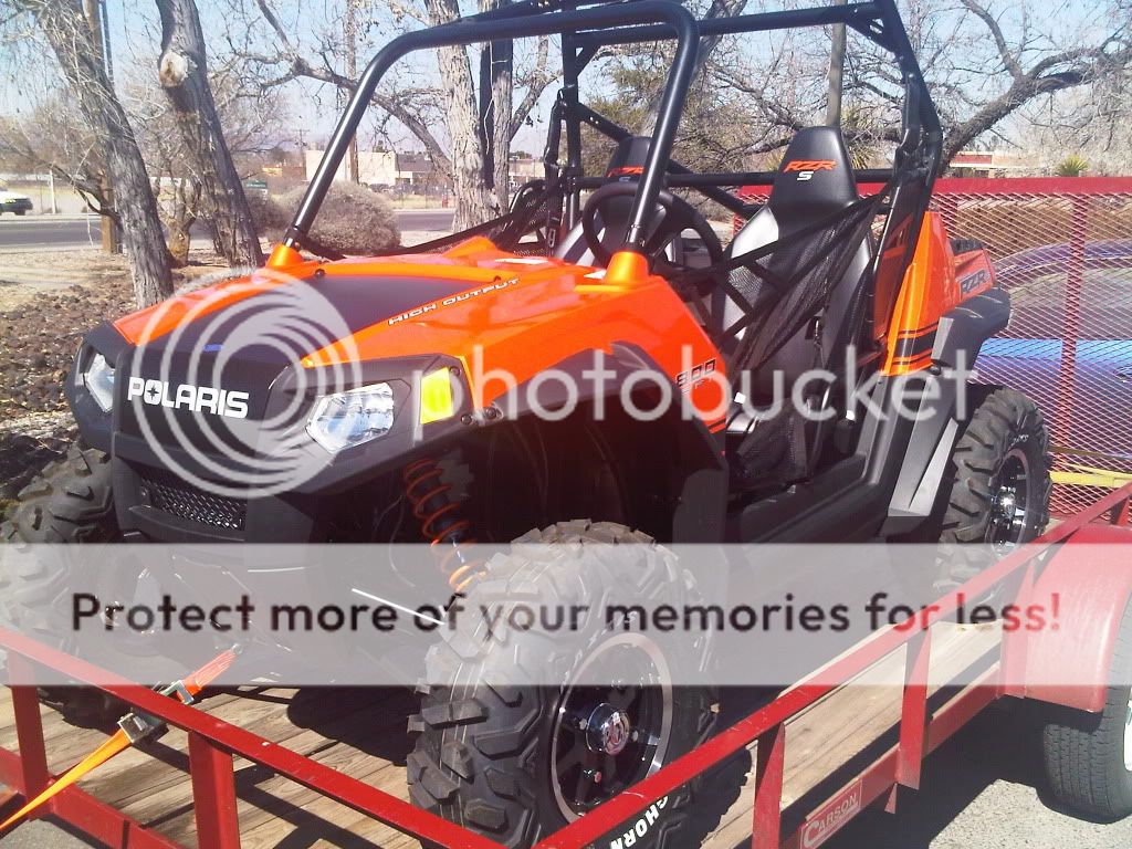 My new 2010 Orange RZR-S | PRC Polaris Ranger Club