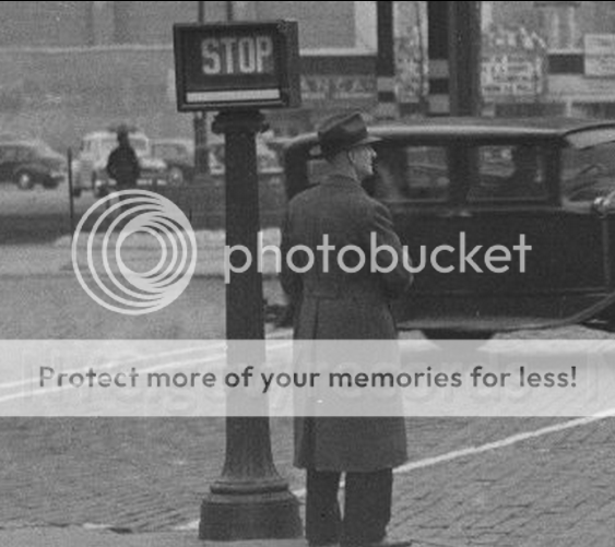 The N.Y.P.D. mechanical pedestrian signal box
